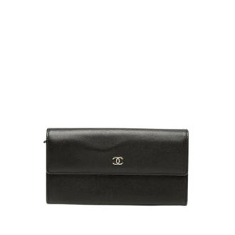 Chanel Pre-owned Long Wallet - - Pre-owned - Damen - Schwarzk - ONE SIZE