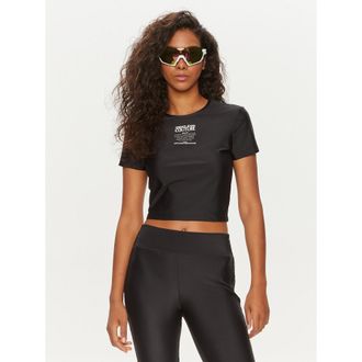 Versace Jeans Couture T-Shirt 76HAH602 Schwarz Slim Fit