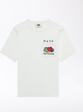 D.A.T.E. t-shirt embroidery white