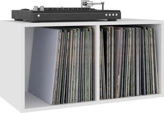 Generic Schallplatten-Aufbewahrungsbox, Holzwerkstoff-Schrank aus Handgefertigter Eiche, Schallplatten-Organizer und Regal f&uuml;r Audioger&auml;te f&uuml;r Wohnzimmer und 