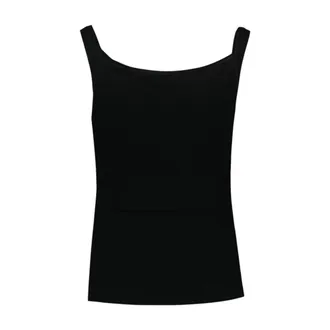Vivienne Westwood Womens Anna Top - Vivienne Westwood Viscose Black Ready-To-Wear T-Shirts