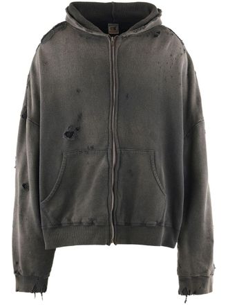 Saint Mxxxxxx hoodie à effet usé - Noir