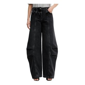 Patrizia Pepe Damen, Jeans, Schwarzk, W28Gr&ouml;&szlig;e