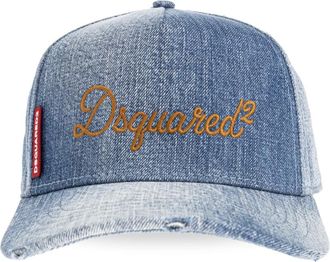 Dsquared2 Homme, Accessoires, Bleu, Taille: ONE Size Casquette de baseball en denim
