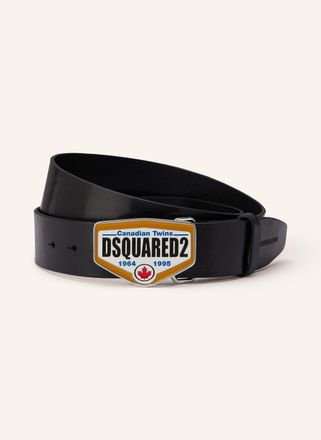 Dsquared2 Lederg&uuml;rtel schwarz