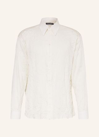 Dolce & Gabbana Seidenhemd Regular Fit weiss