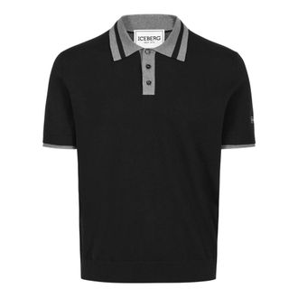 Iceberg Herren, Strickwaren, Schwarzk, 2XLGr&ouml;&szlig;e