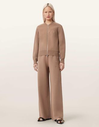 AllSaints Sonny - Strickhose in Kiefernrindenbraun-Brown