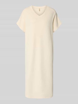 Soyaconcept T-Shirt-Kleid mit V-Ausschnitt