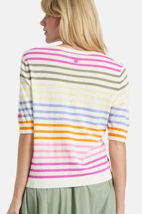 Lieblingsst&uuml;ck Rundhalspullover Damen Strickshirt - MARVIC - offwhite