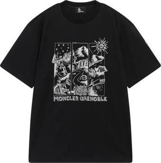 Moncler T-shirt &agrave; manches courtes - Homme - Tops - Noir - Taille: M