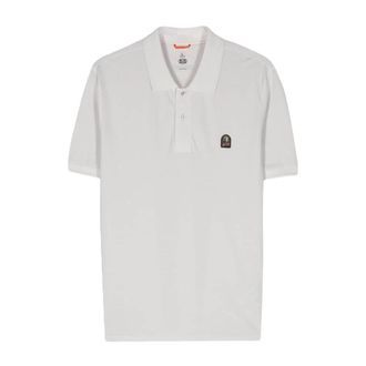 Parajumpers Hellgraues Polo-Shirt mit Logo - - Tops - Herren - Grau - 2XL