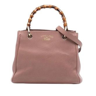 Gucci Sac Satchel Bamboo Shopper Pre-owned - Femme - Pre-owned - Brun - Taille: ONE Size