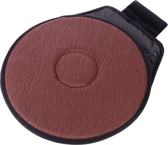 Vosarea Autositzkissen 360 ° Drehscheibe Auto Drehsitzkissen Einfache Übertragung für Fahrzeugzubehör Kaffee