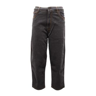 Cycle Femme, Jeans, Noir, Taille: W26 Pantalon Carotte Cheville en Denim Noir