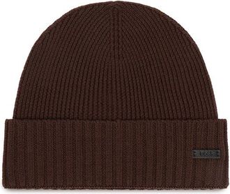 HUGO BOSS M&uuml;tze Fati 50495306 Dunkelbraun