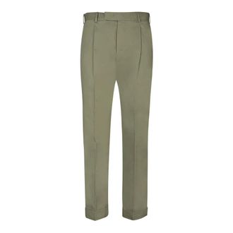 Pantaloni Torino Gr&uuml;ne Baumwoll Straight Leg Hose - - Trousers - Herren - Gr&uuml;n - XL