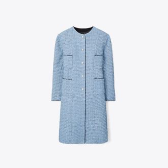 Tory Burch Bestickter Mantel aus Chiffon