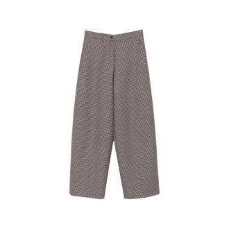 Nine In The Morning Nancy Chek Weite Hose - - Trousers - Damen - Braun - W29