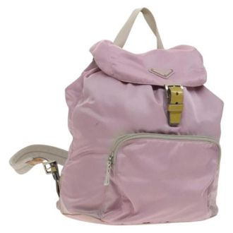 Prada Pre-owned Nylon ruckscke - - Pre-owned - Damen - Rosa - ONE SIZE