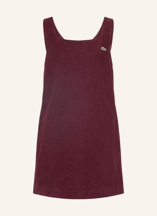Lacoste Cordkleid rot