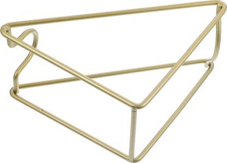 Holibanna Eisen Weinflaschenhalter Goldfarben Stabiles Schr&auml;ges Weinregal f&uuml;r Arbeitsplatte Dekoratives Langlebiges Flaschenregal f&uuml;r Weinflaschen und Getr&auml;nkef