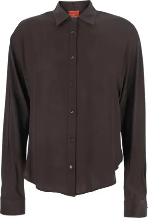 Merci chemise à fermeture boutonnée - Marron