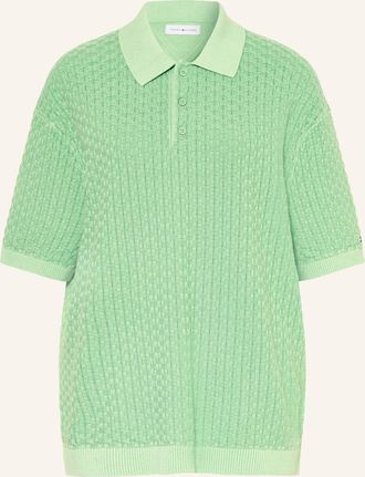 Tommy Hilfiger Strick-Poloshirt gruen
