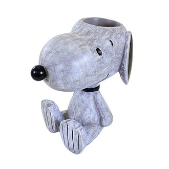 Roman Snoopy Pflanzgefäß, 20,3 cm hoch, Harz, Steinmischung, Haus, Garten, Outdoor