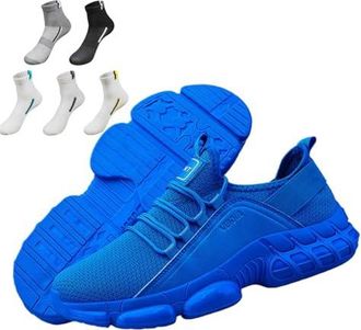 Generic Chaussures orthop&eacute;diques pour homme - L&eacute;g&egrave;res et respirantes - Avec soutien de la vo&ucirc;te plantaire int&eacute;gr&eacute;, bleu 2, 45.5 EU