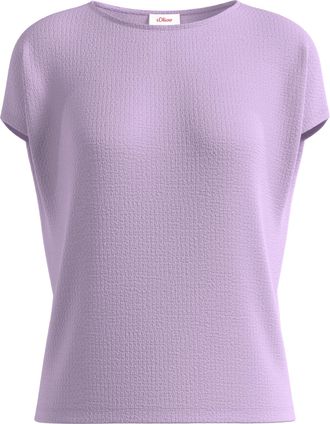 s.Oliver T-Shirt mit Musterstruktur