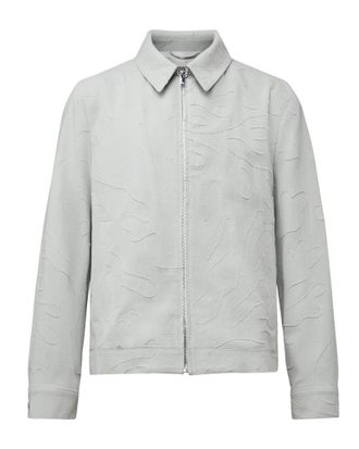 Drykorn Oveshirt mit strukturiertem Muster und Zip in