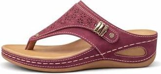 Generic Sandales orthop&eacute;diques compens&eacute;es pour femme - Tongs antid&eacute;rapantes avec soutien de la vo&ucirc;te plantaire - Chaussures de mariage &agrave; enfiler - Bout ouvert