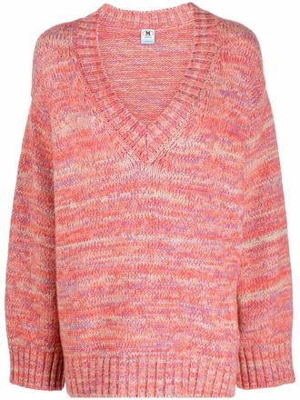 Missoni pull ray&eacute; en maille &eacute;paisse - Rose