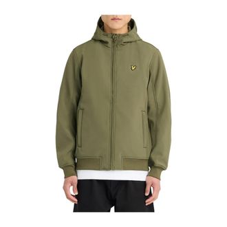 Lyle & Scott Fleecegef&uuml;tterte Softshelljacke - - Jackets - Herren - Gr&uuml;n - 2XL