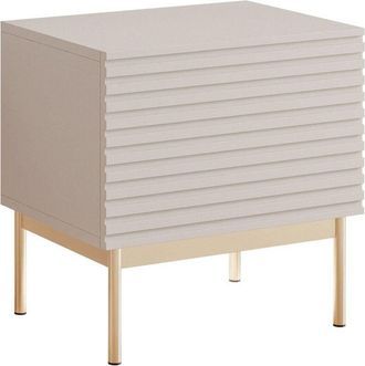 Selsey Selsey LINEARIS - Table de chevet et LED, gris cachemire 46 cm