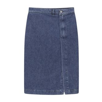 Msgm Midirock - - Skirts - Damen - Blau - S