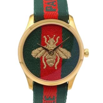 Gucci unisex, Pre-owned, Jaune, Taille: ONE Size Montre Vintage en Acier Inoxydable Pre-owned