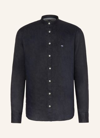 Fynch-Hatton Fynch-Hatton Leinenhemd Regular Fit blau