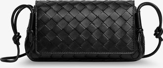 Bottega Veneta Notturno clutch bag with leather shoulder strap - BOTTEGA VENETA - gender_Woman