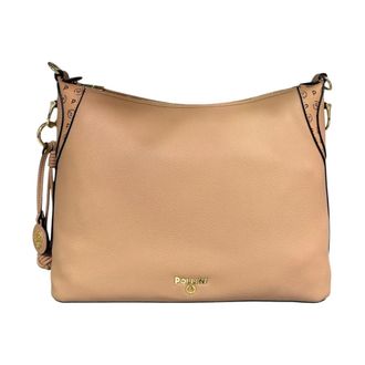 Pollini Femme, Sacs, Beige, Taille: ONE Size Sac Bandouli&egrave;re avec Anse Tress&eacute;e