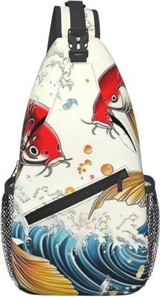 Generic Sac &agrave; bandouli&egrave;re de natation en forme de poisson pour homme, sac &agrave; dos de randonn&eacute;e pour homme