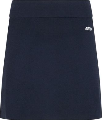Autry Jupe en maille de viscose - Femme - Jupes - Bleu - Taille: 36 FR