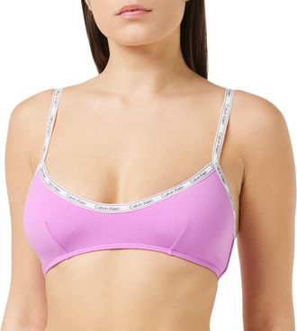 Calvin Klein Damen Bralette-rp Bikini, Helio Hue, L