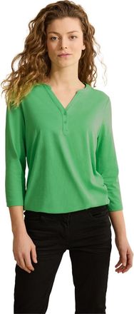 Cecil Damen B322936 Shirt im Tunika-Look, iced neon Green, XS