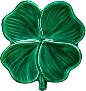 BITOSSI HOME Assiette en céramique trèfle Quadrifoglio Bitossi