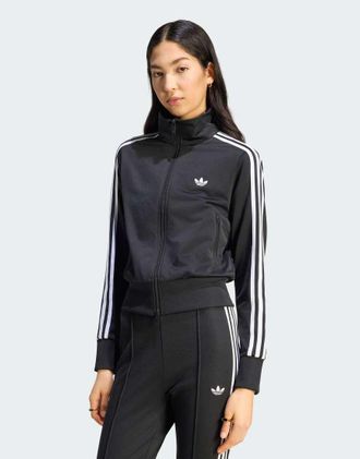 adidas Originals Firebird - Haut de surv&ecirc;tement classique - Noir et blanc