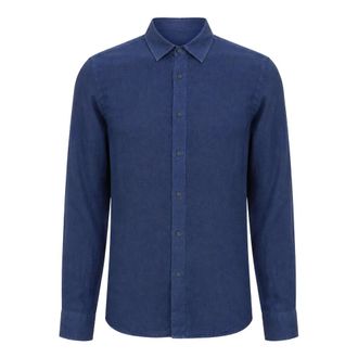 120% Lino Herren, Shirts, Blau, LGr&ouml;&szlig;e