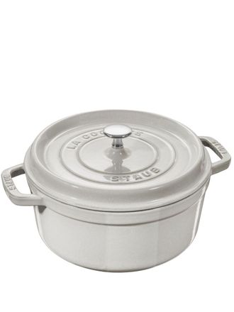Staub Gusseisen-Kasserolle (24cm) - Weiß
