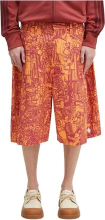 Marcelo Burlon Herren, Shorts, Orange, XLGr&ouml;&szlig;e